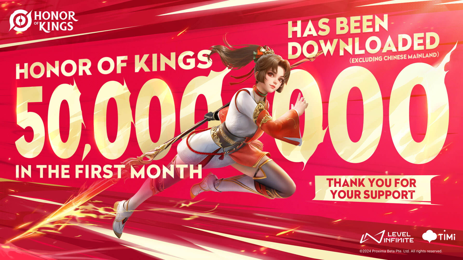 Servidor global de Honor of Kings atinge marca de 50 milhões de ...